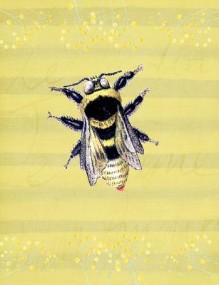 French Bee Illustration