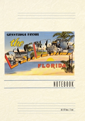 Vintage Lined Notebook Greetings from Palm Beaches, Florida (Paperback ...