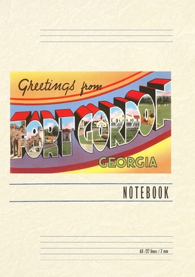 Vintage Lined Notebook Greetings from Ft. Gordon (Paperback) | Harvard ...