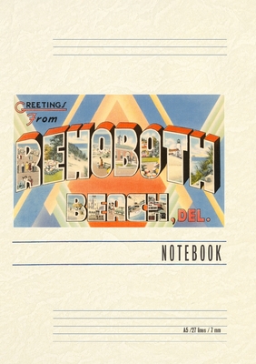 Vintage Lined Notebook Greetings from Rehoboth Beach (Paperback ...