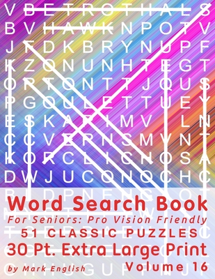 Word Search Book For Seniors: Pro Vision Friendly, 51 Classic Puzzles ...