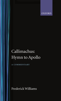 Callimachus' Hymn to Apollo: A Commentary | mitpressbookstore