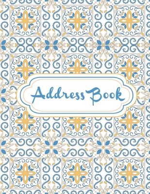 Elegance Tiles Cover of Address Book Large Print With A-Z Tabs ...