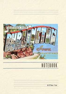 Vintage Lined Notebook Greetings from Burlington (Paperback) | Children ...