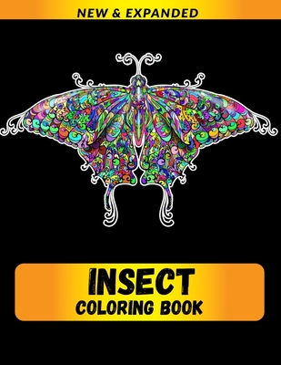 Insect Coloring Book: A Fun Coloring Gift Book for Animals Lovers ...