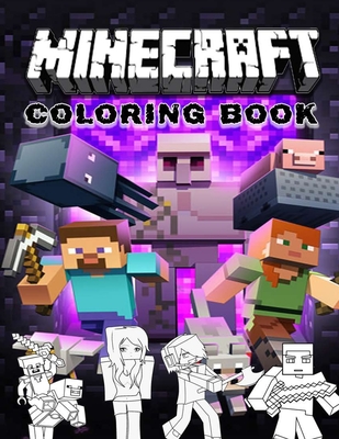Minecraft Coloring Book Crayola Minecraft Giant Coloring Pages (18ct),