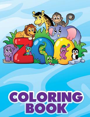 Zoo Coloring Book Zoo Animal Coloring Book: Christmas Coloring Pages