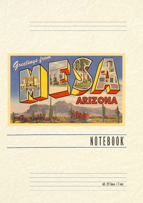 Vintage Lined Notebook Greetings from Mesa (Paperback) | Harvard Book Store