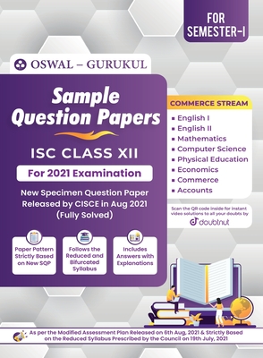 Sample Question Papers for ISC Commerce Class 12 Semester I Exam 2021 ...