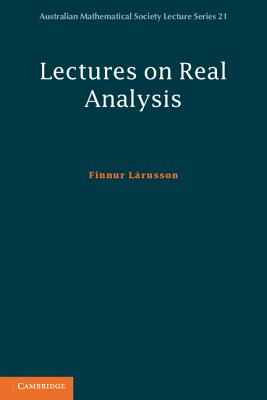 Lectures on Real Analysis (Australian Mathematical Society Lecture #21) | mitpressbookstore
