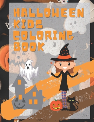 Halloween Kids Coloring Book: Kids activity for halloween with 60 pages ...