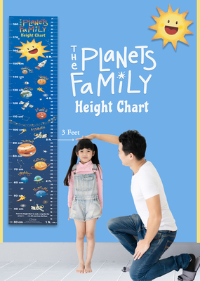 The Planets Family Height Chart: Growth Chart with Measuring Ruler and ...