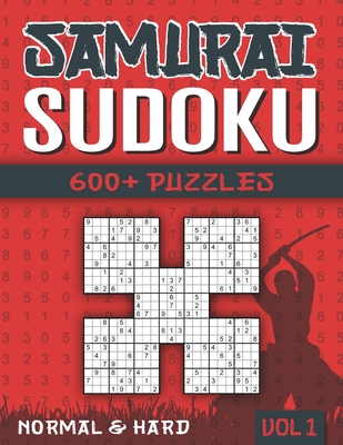 Samurai Sudoku: Sudoku Book for Adults with 1000+ 5 in 1 Sudoku ...