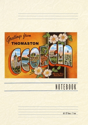 Vintage Lined Notebook Greetings from Thomaston (Paperback) | Children ...
