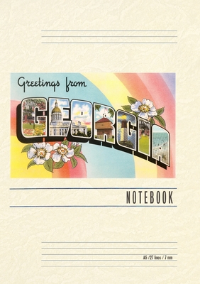 Vintage Lined Notebook Greetings from Georgia (Paperback) | Harvard ...