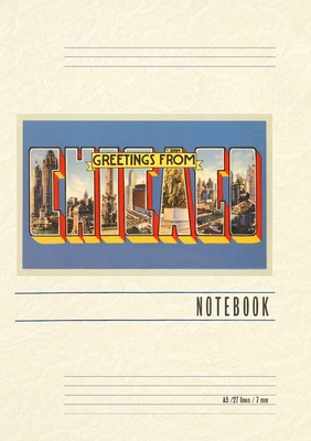 Vintage Lined Notebook Greetings from Chicago (Paperback) | Children's ...