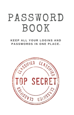 Password book: Keep all your logins and passwords in one place. (With ...