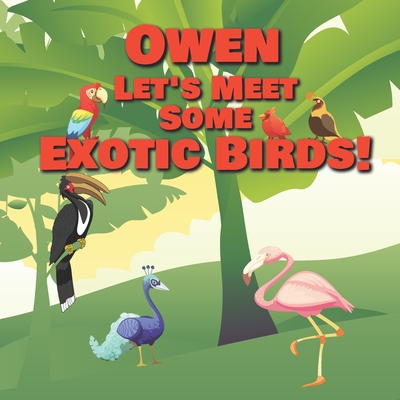 Owen Let's Meet Some Exotic Birds!: Personalized Kids Books with Name ...