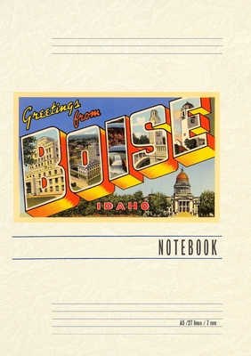 Vintage Lined Notebook Greetings from Boise (Paperback) | Children's ...