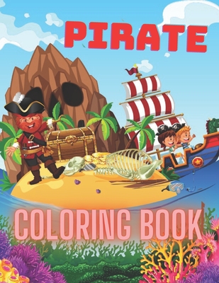 coloring book pages of a pirate