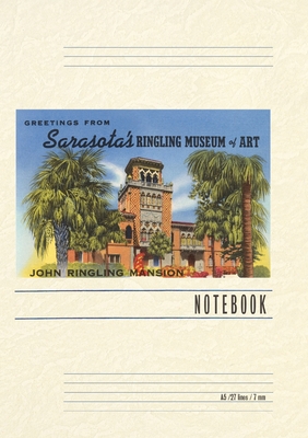 Vintage Lined Notebook Greetings from Sarasota Museum (Paperback ...