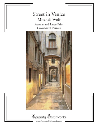Street in Venice Cross Stitch Pattern - Mitchell Wolf: Regular and ...